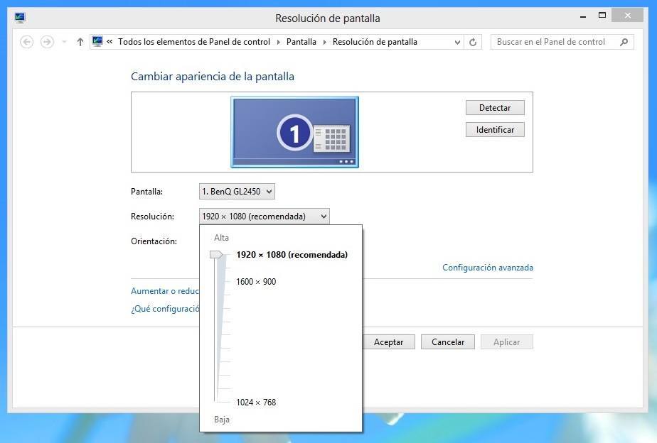 ¿Como cambiar la resolución de pantalla? - PC Academia