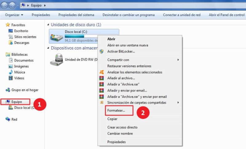 Cómo formatear un disco duro paso a paso - PC Academia